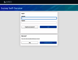 Access studentselfserve.surrey.ac.uk. Surrey Self-Service