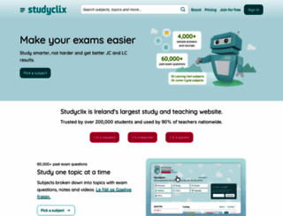 Access studyclix.ie.