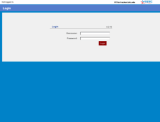 Access tracker.tstc.edu. Login