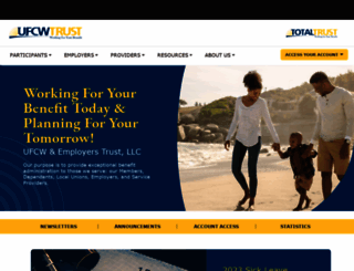 Access ufcwtrust.com. UFCW Trust