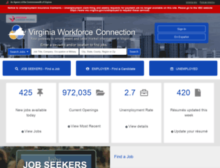 Access vaworkconnect.com. Virginia Workforce Connection - Recommended ...