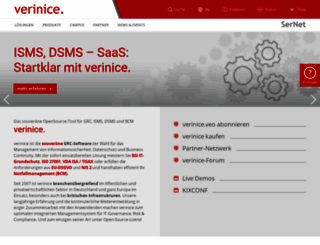 Access verinice.org. Das Open-Source ISMS-Tool | verinice.