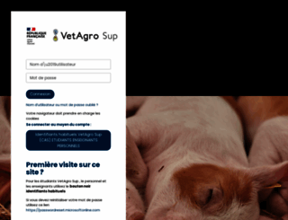 Access vetagrotice.vetagro-sup.fr. Log in to the site | VetAgroTice