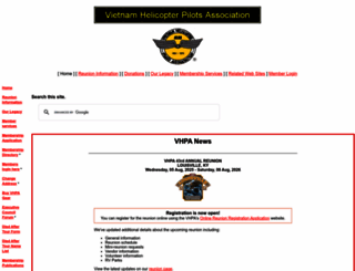 Access vhpa.org. Vietnam Helicopter Pilots Association