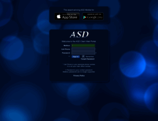 Access voice.myasd.com. myASD Client Web Portal Login