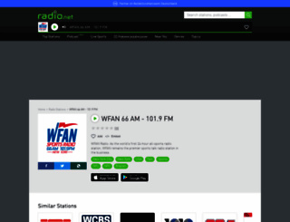 Access wfan.radio.net. WFAN 66 AM - 101.9 FM radio stream live and for free