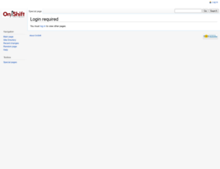 Access wiki.onshift.com. Login required - OnShift