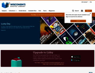 Access wisconsin.libraryreserve.com. Wisconsin Public Library ...