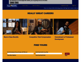 Access work.illinois.gov. Careers at State of Illinois