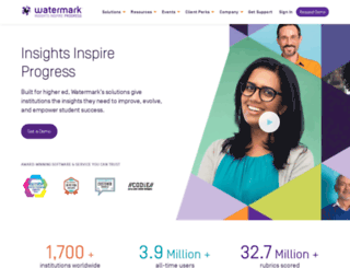 Access www1.taskstream.com. Watermark | Higher Ed Assessment ...