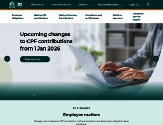 Access www2.cpf.gov.sg. Central Provident Fund Board (CPFB)