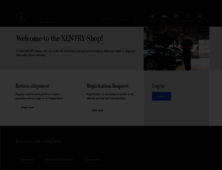 Access xentry-shop.mercedes-benz.com. Mercedes Benz | Home page ...