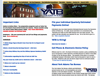 Access yatb.com. York Adams Tax Bureau - Pennsylvania Municipal Taxes