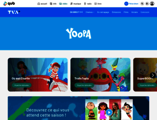 Access yoopa.ca. YOOPA - vidéos en rattrapage et en direct | TVA+