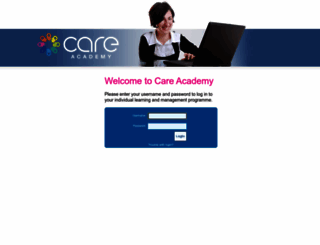 Access your.care-academy.co.uk. Care Academy
