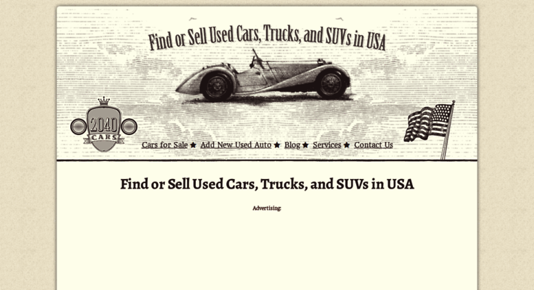 Access 2040-cars.com. Find or Sell Used Cars, Trucks, and SUVs in USA