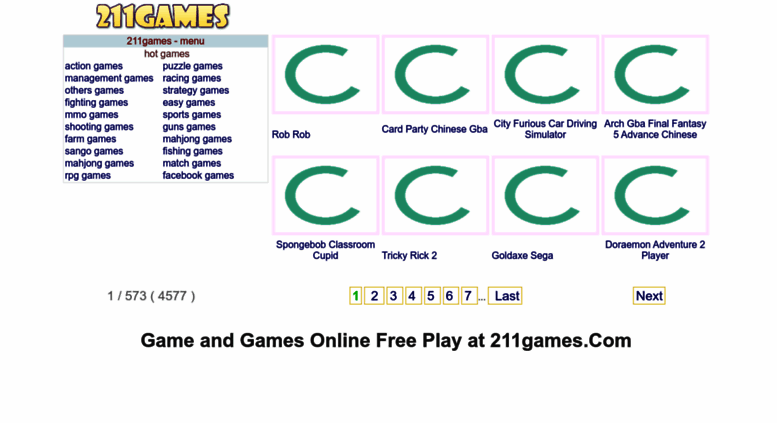 Access 211games.com. 211games