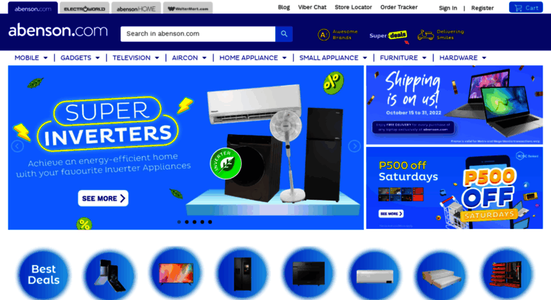 Access abenson.com.ph. Abenson Online Gadget and Appliance Superstore ...