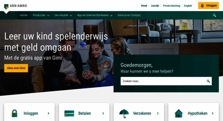 Access abnamrobank.nl. ABN AMRO Bank - Uw bankzaken goed geregeld - ABN ...