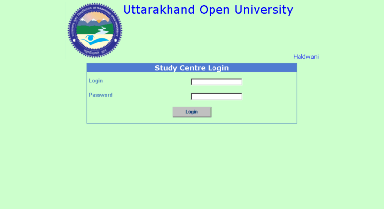 Access admdesk.uou.ac.in. SIS:Login