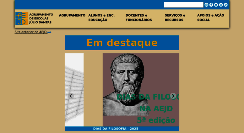 Access aejd.pt. Início