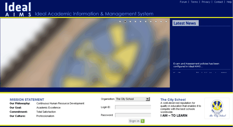 Access aims-archival.thecityschool.edu.pk. Ideal-Aims Login