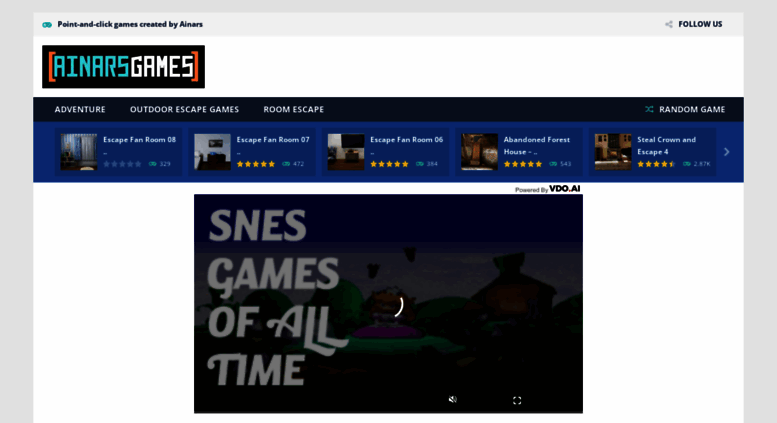 Access ainarsgames.com. Ainars Games – Point and click room escape ...