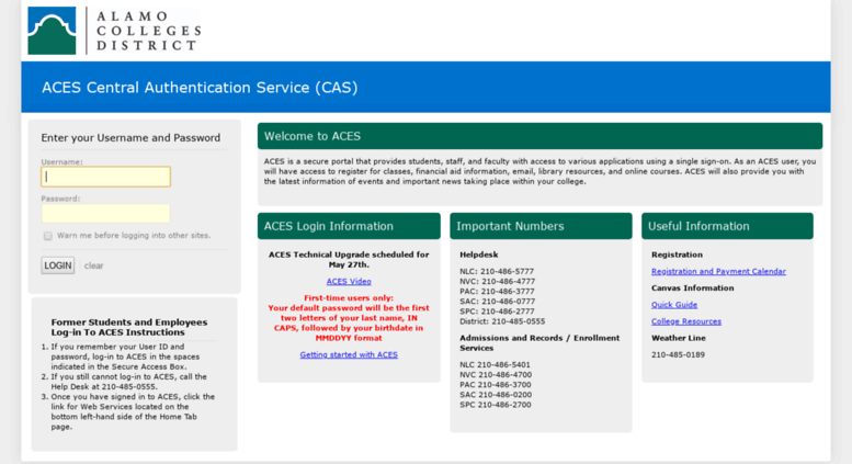 Access alamoaces.alamo.edu. Alamo Colleges Login