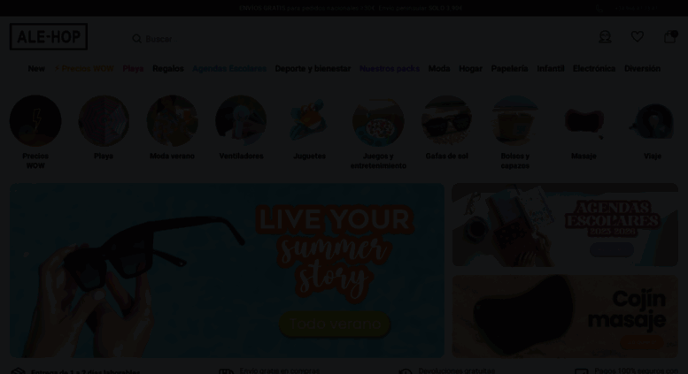 Access ale-hop.net. ALE-HOP Regalos