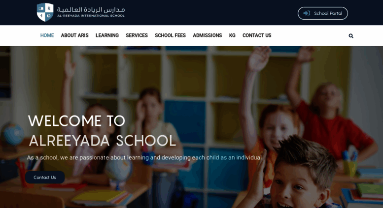 Access alreeyada-school.com. Al-Reeyada International School