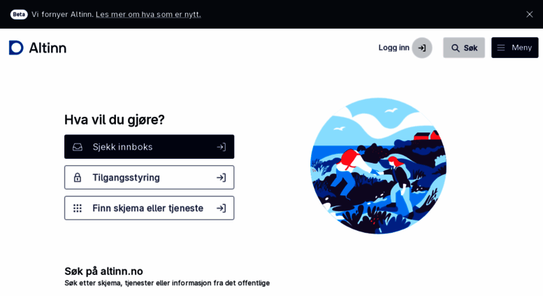 Access altinn.no. Altinn - Start