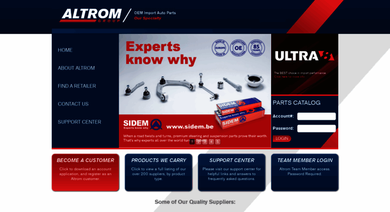 Access altrom.com. Altrom Online