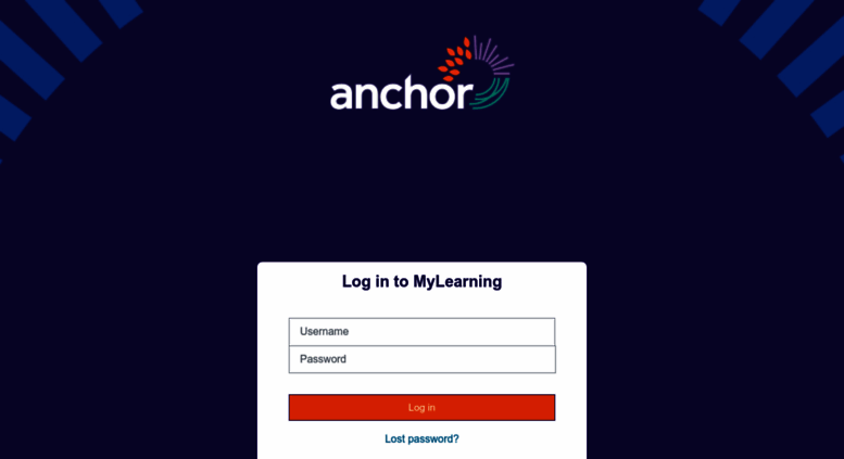 Access anchoracademy.org.uk. MyLearning: Log in to the site