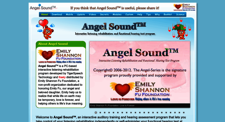 Access angelsound.tigerspeech.com. Angel Sound - Interactive Listening ...