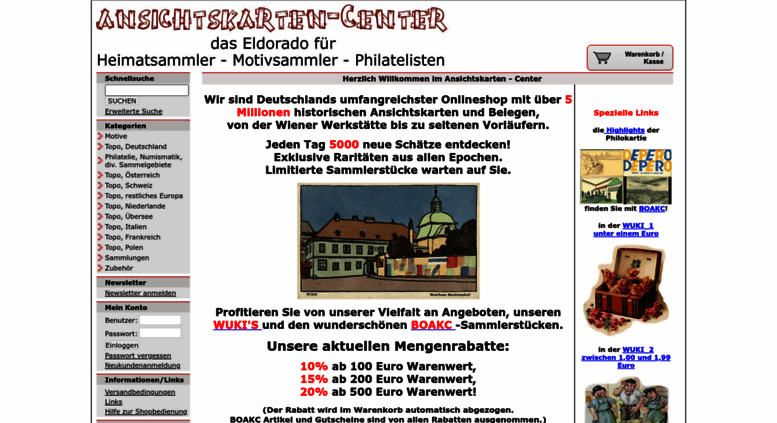 Access ansichtskarten-center.de. Ansichtskarten Postkarten Postcards AK ...