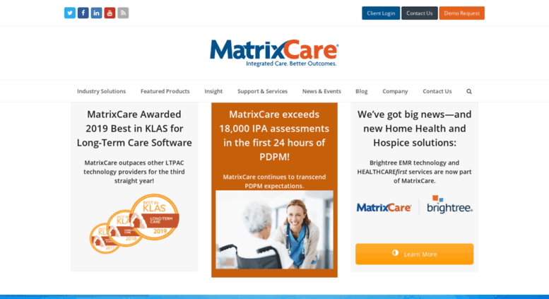 Access aodsoftware.com. Post-acute EHR software solutions | MatrixCare