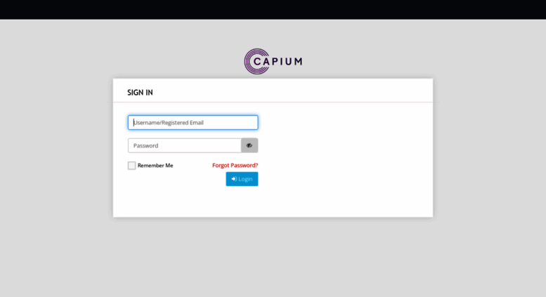Access app.capium.com. Capium | Login