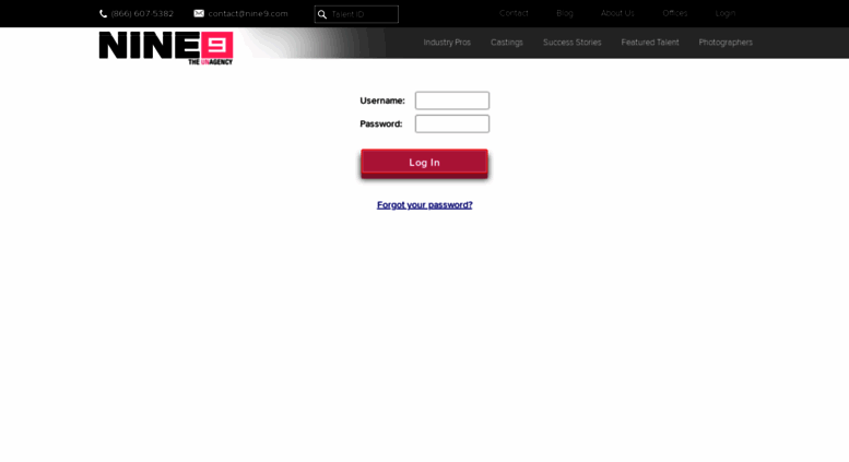 Access app.nine9.com. Nine9 - Login