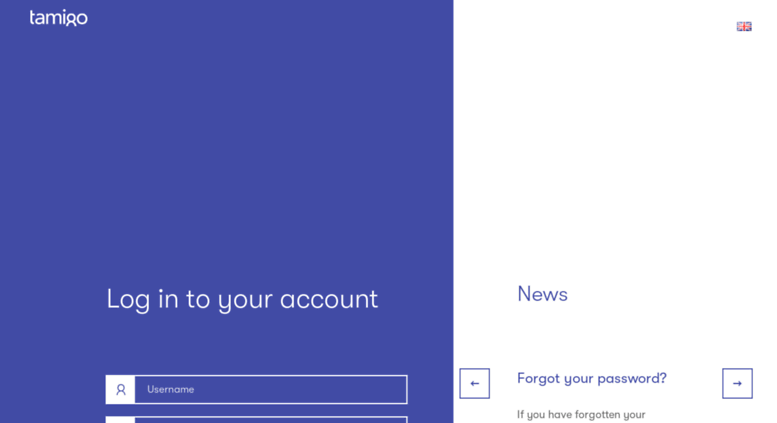 Access app.tamigo.com. Tamigo | Login