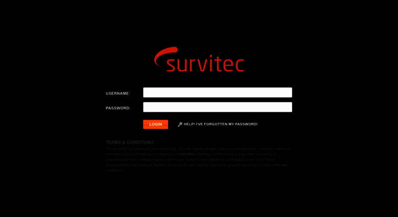 Access apps2.survitecgroup.com. Survitec Admin - Dashboard - Login
