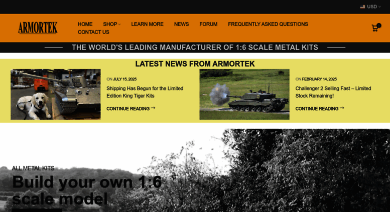 Access armortek.co.uk. 1/6th Scale Metal Model Armour Kits | Tanks and ...