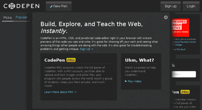 Access assets.codepen.io.