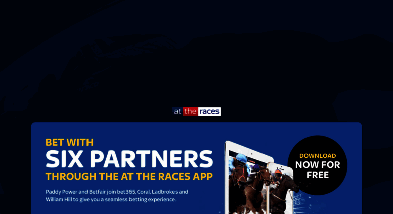 Access attheraces.com. Home | At The Races