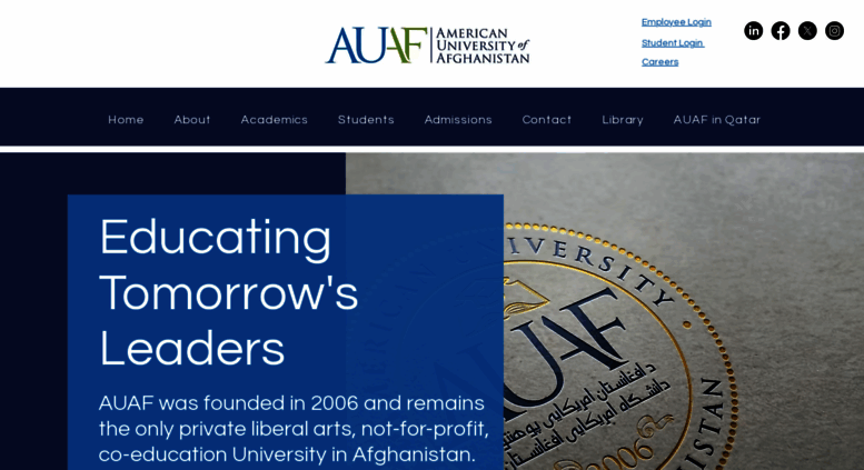 Access auaf.edu.af. American University of Afghanistan
