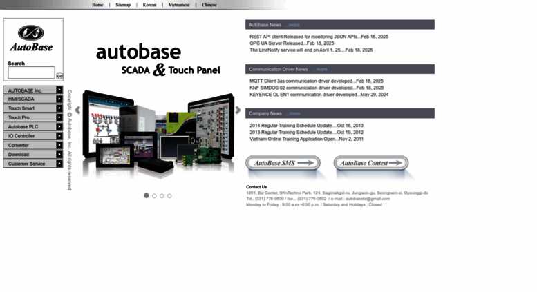 Access autobase.biz. AUTOBASE - HMI/SCADA Software