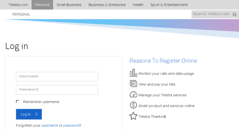 Access basic.messaging.bigpond.com. Telstra Login