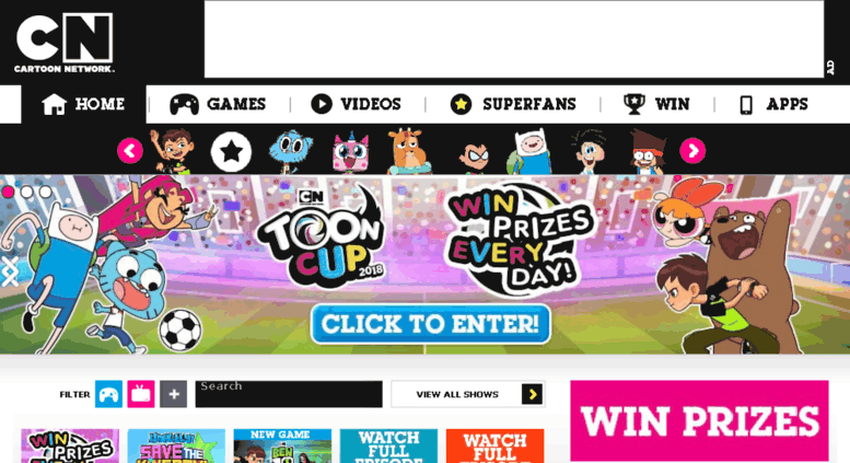 Access ben10-gamecreator.cartoonnetwork.co.uk.