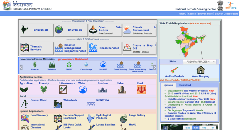 Access bhuvan-ftp.nrsc.gov.in. Welcome to Bhuvan | ISRO's Geoportal ...