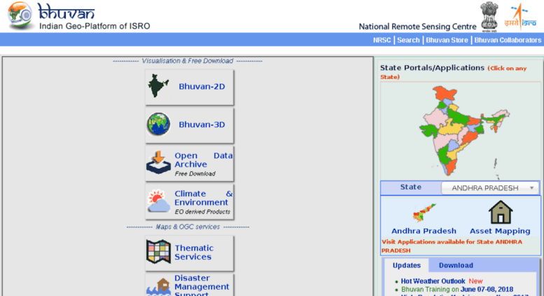 Access bhuvan2.nrsc.gov.in. Welcome to Bhuvan | ISRO's Geoportal ...
