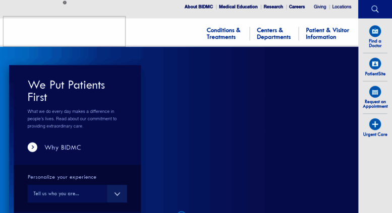 Access bidmc.caregroup.org. Beth Israel Deaconess Medical Center ...